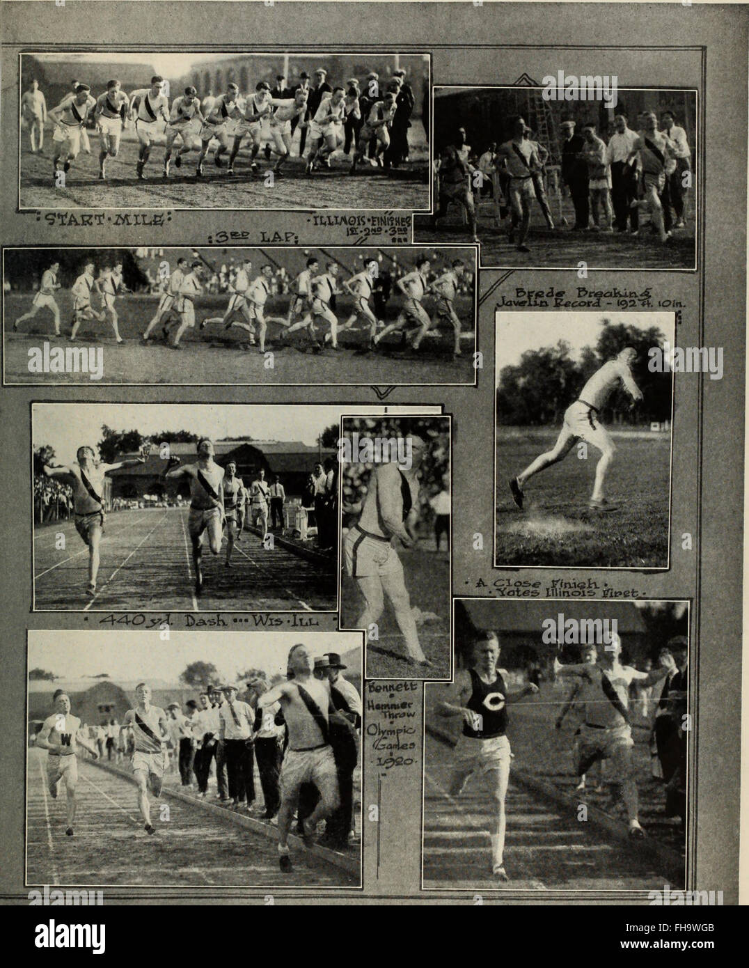 A 1922 publication focusing on the athletic programs and sports history ...