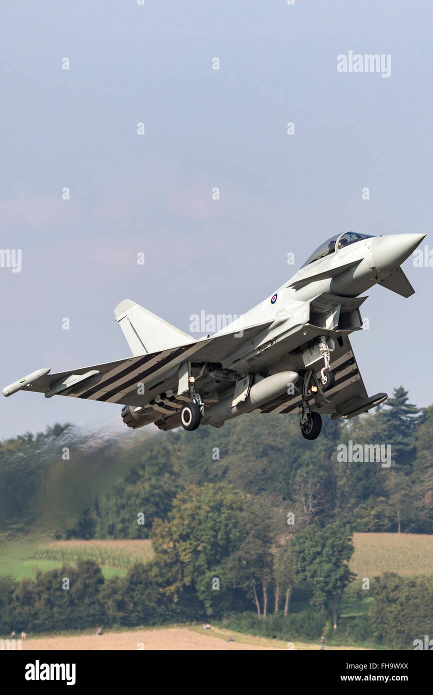 Royal Air Force (RAF) Eurofighter EF-2000 Typhoon multirole fighter ...