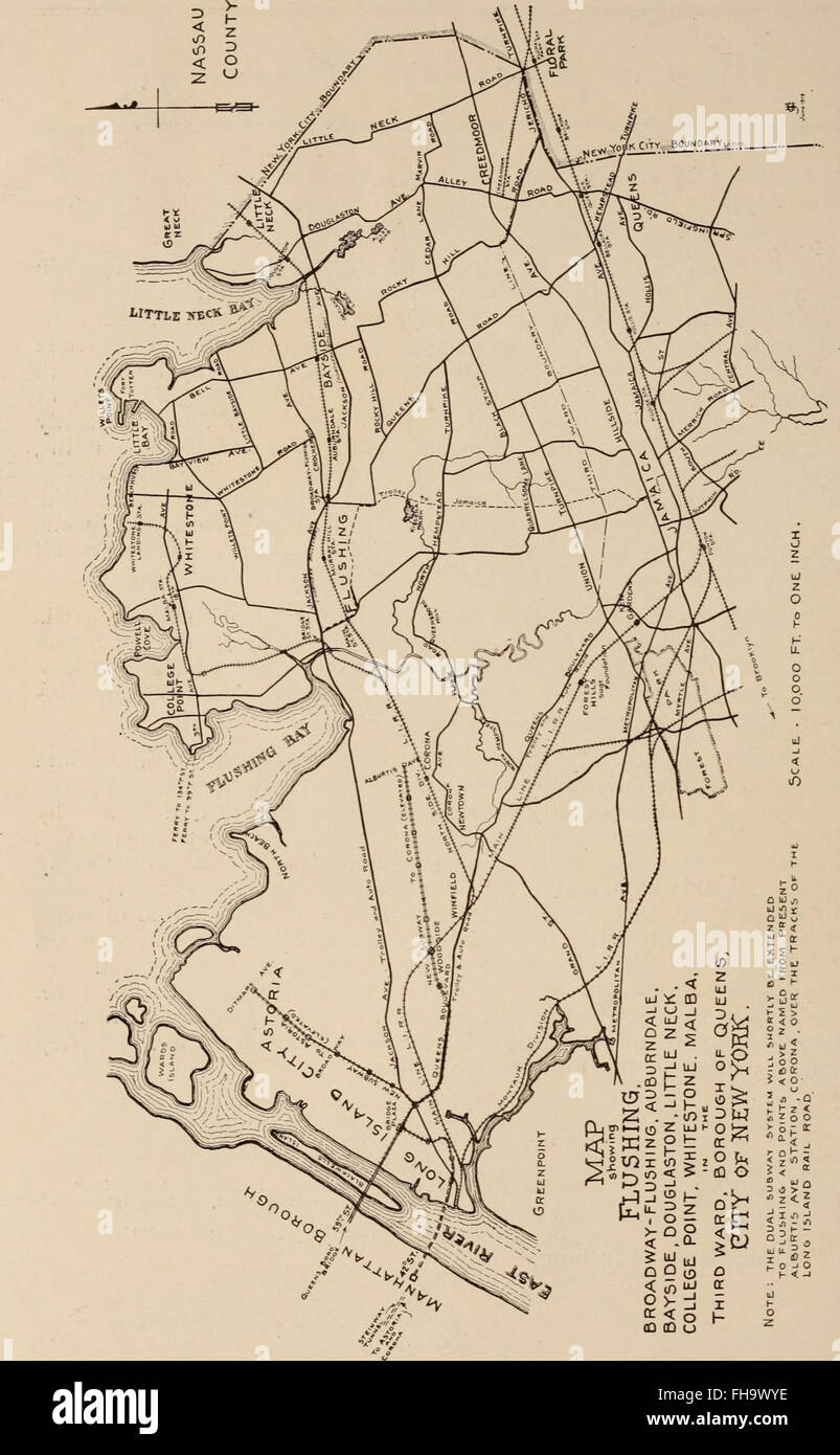A 1917 illustrated guide to the areas of Flushing and its surrounding ...