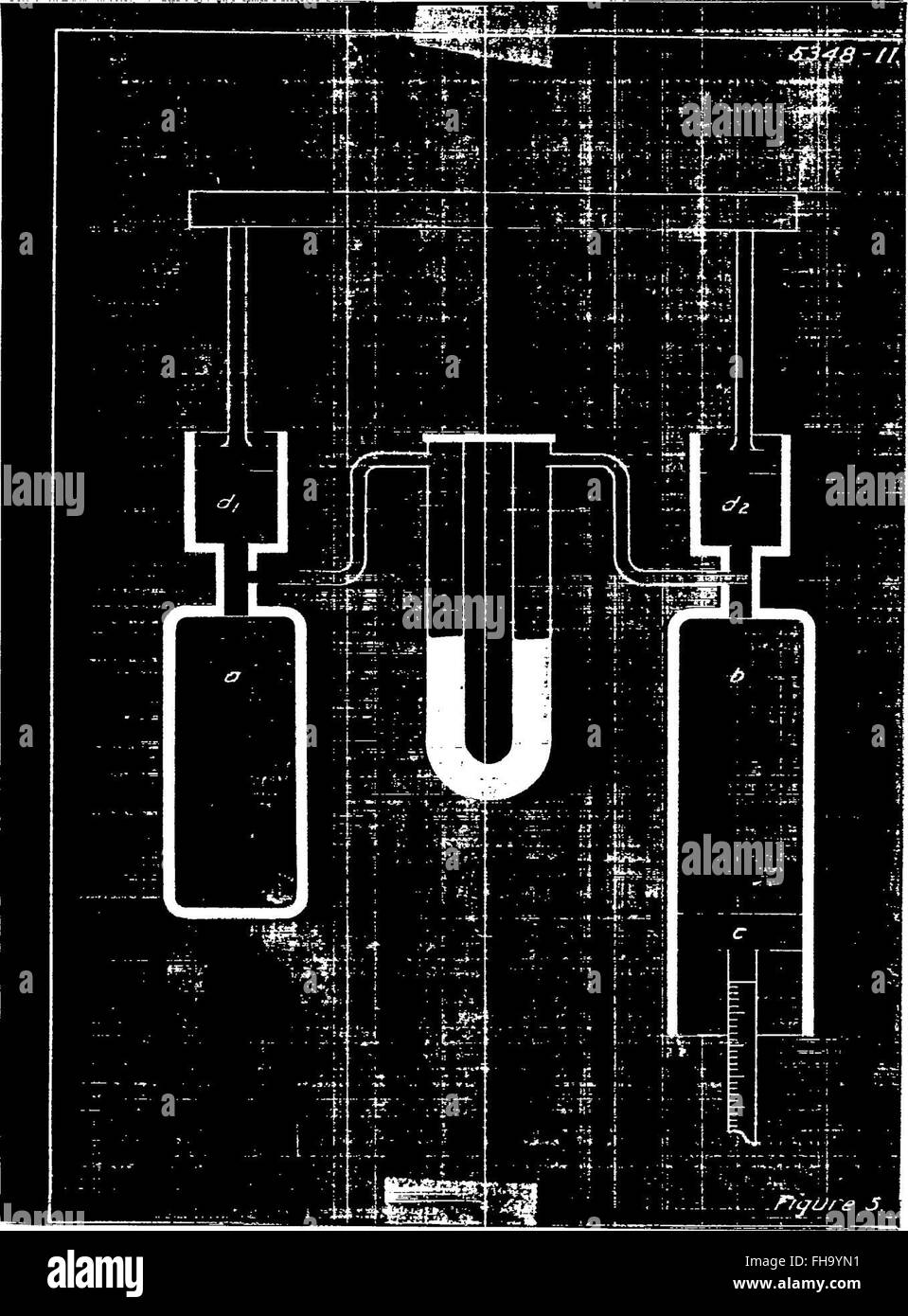 A 1920 technical device designed for accurately measuring engine ...
