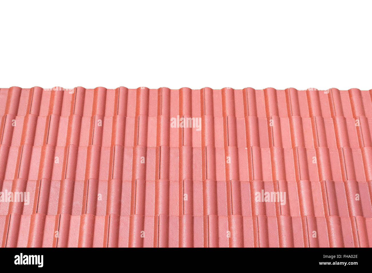 Red tin roof texture background Stock Photo - Alamy