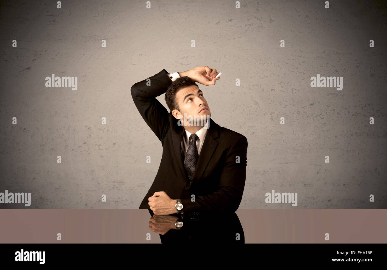 Elegant person drawing in empty space Stock Photo - Alamy