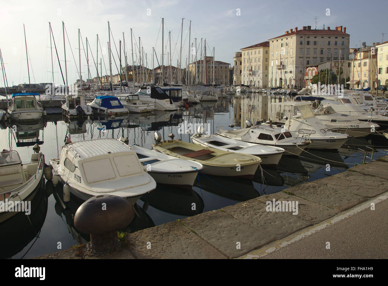 Port of Piran, Slovenia Stock Photo - Alamy