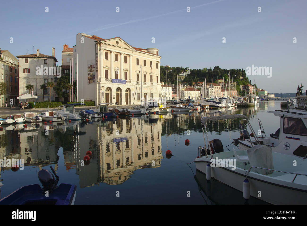 Port of Piran, Slovenia Stock Photo - Alamy