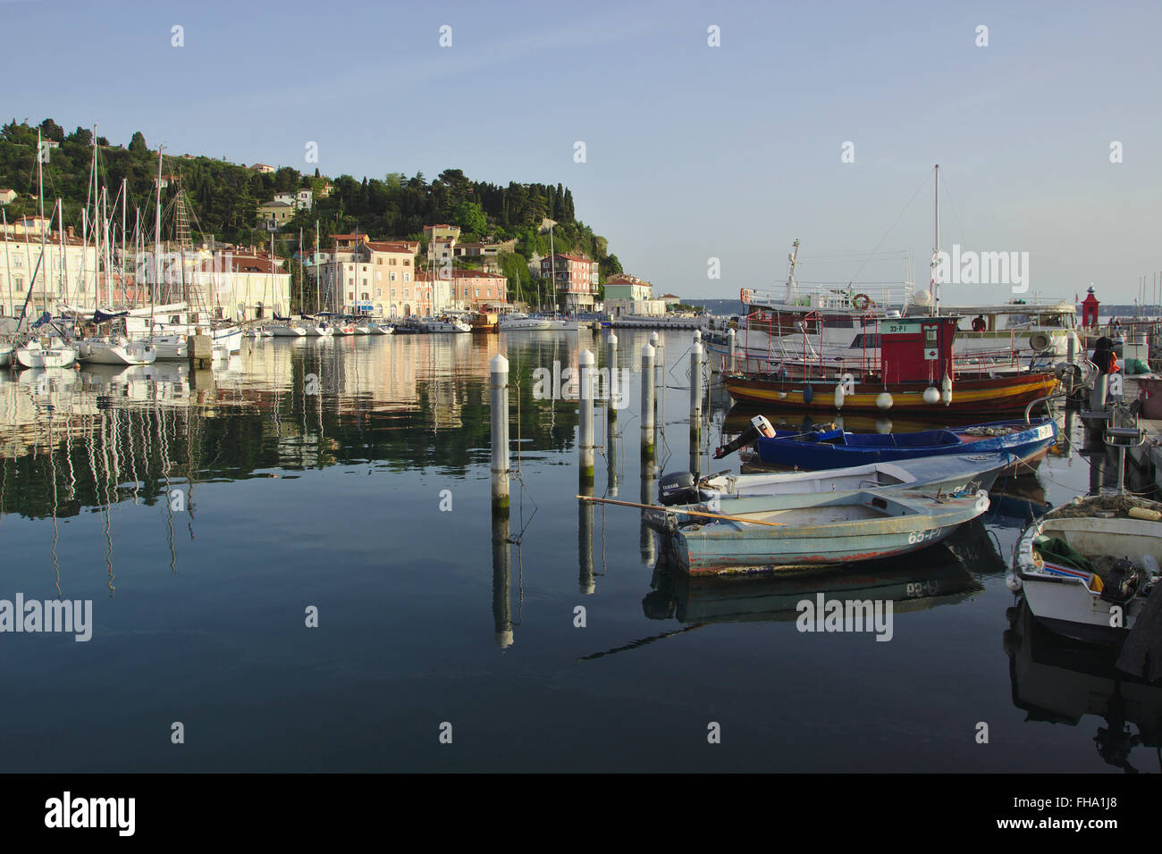 Port of Piran, Slovenia Stock Photo - Alamy