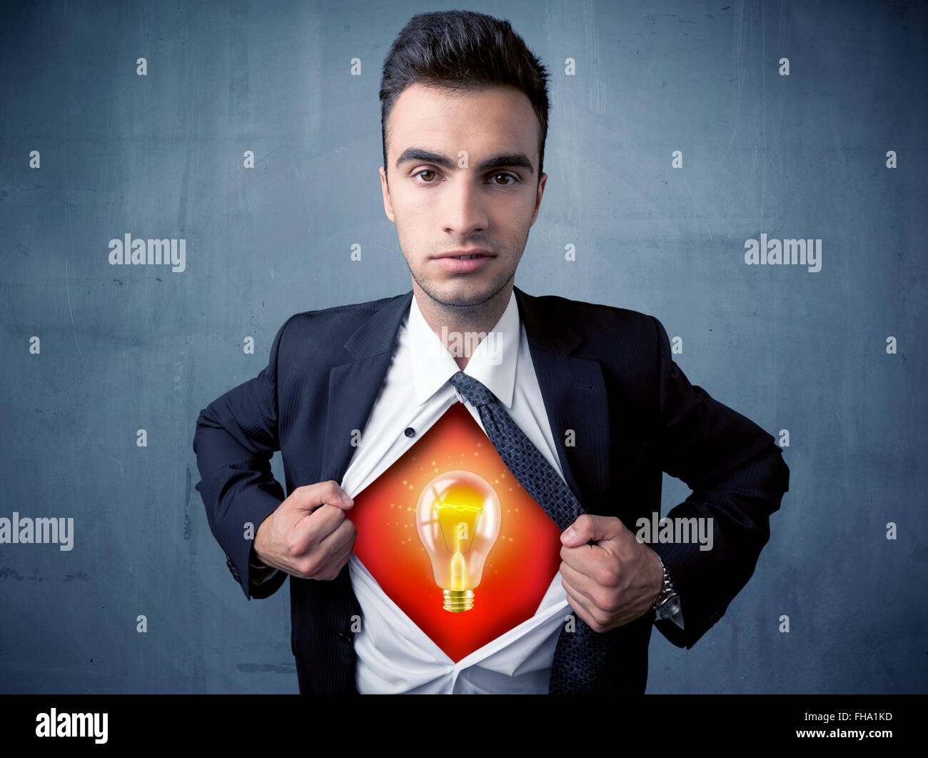 Ripping shirt open hi-res stock photography and images - Alamy