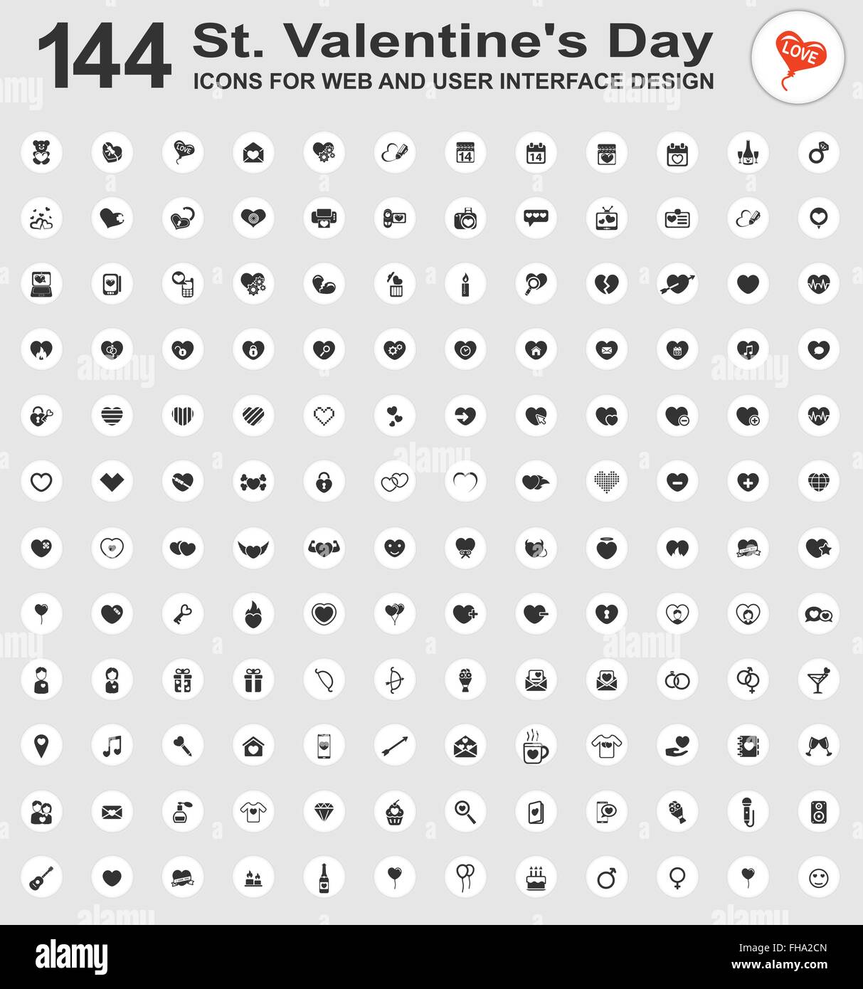 Day symbol gift love Stock Vector Images - Alamy