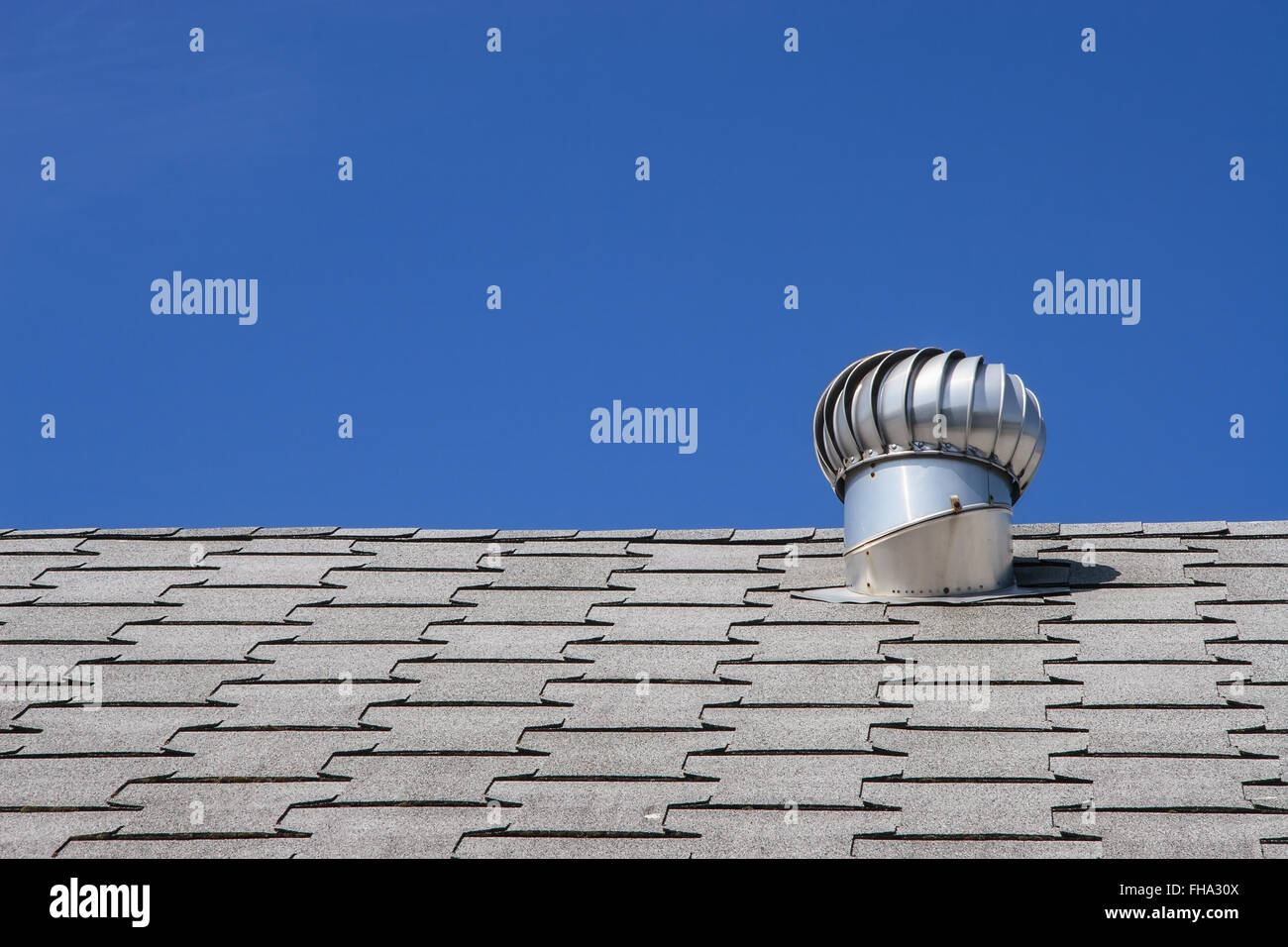 Roof top ventilation system for heat control of commercial building ...