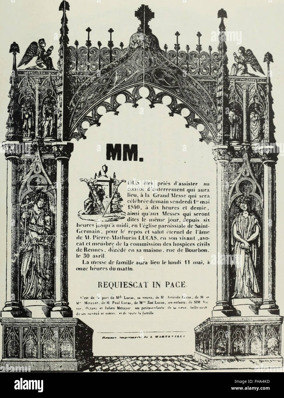 Les placards mortuaires (1904), translated as 'The Funeral Posters', is ...