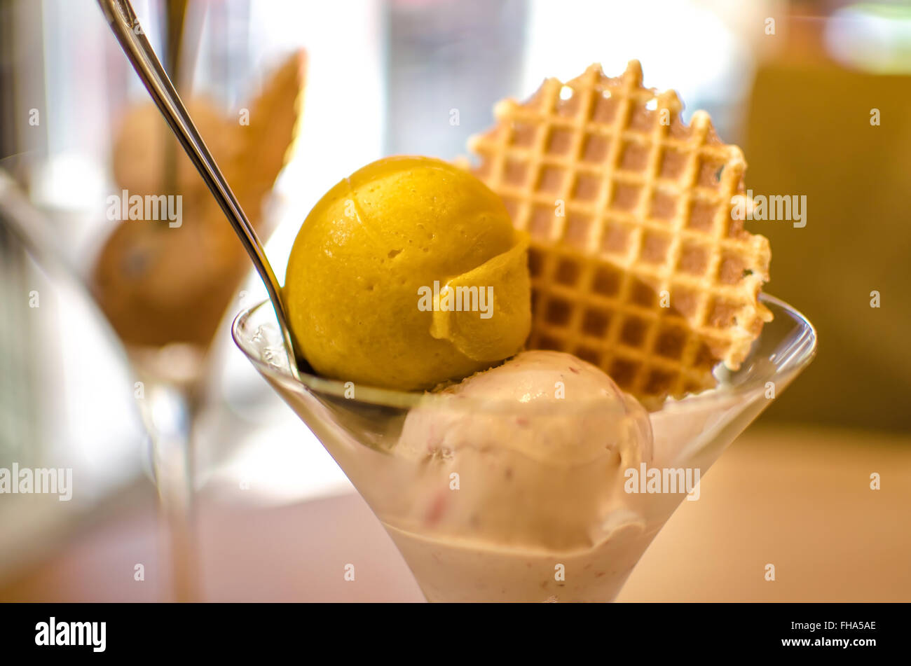 Delicious ice cream Stock Photo - Alamy