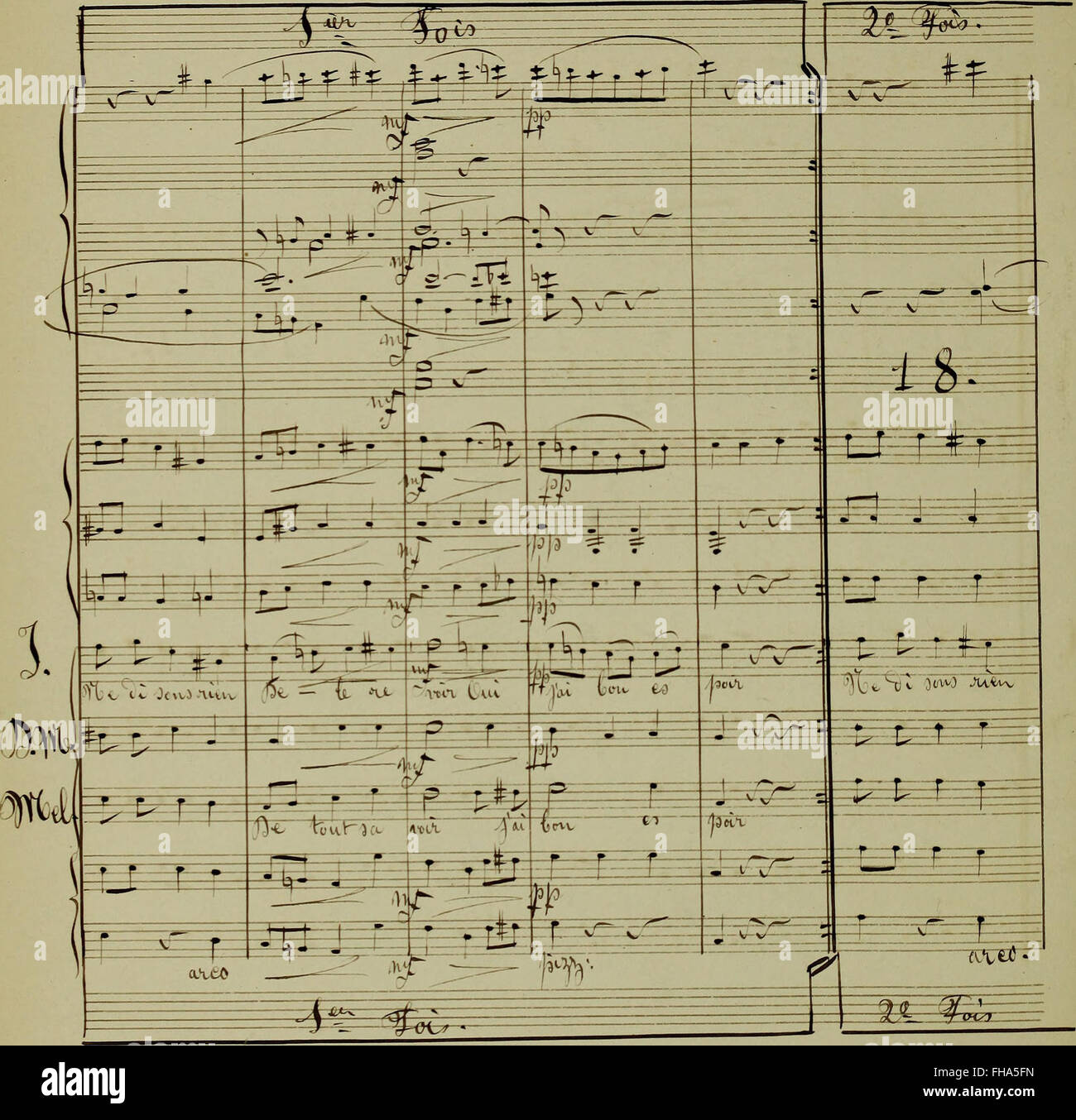 A 1880 comic opera in three acts, 'Le dernier des Boabdil,' depicting ...