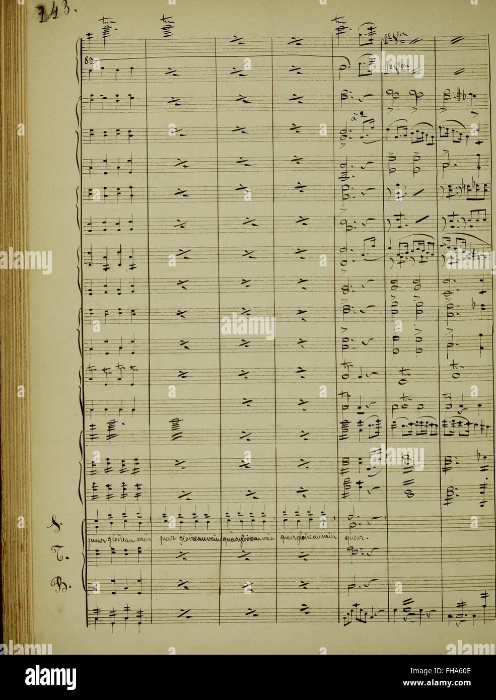 A 1880 comic opera, 'Le dernier des Boabdil,' written in three acts ...