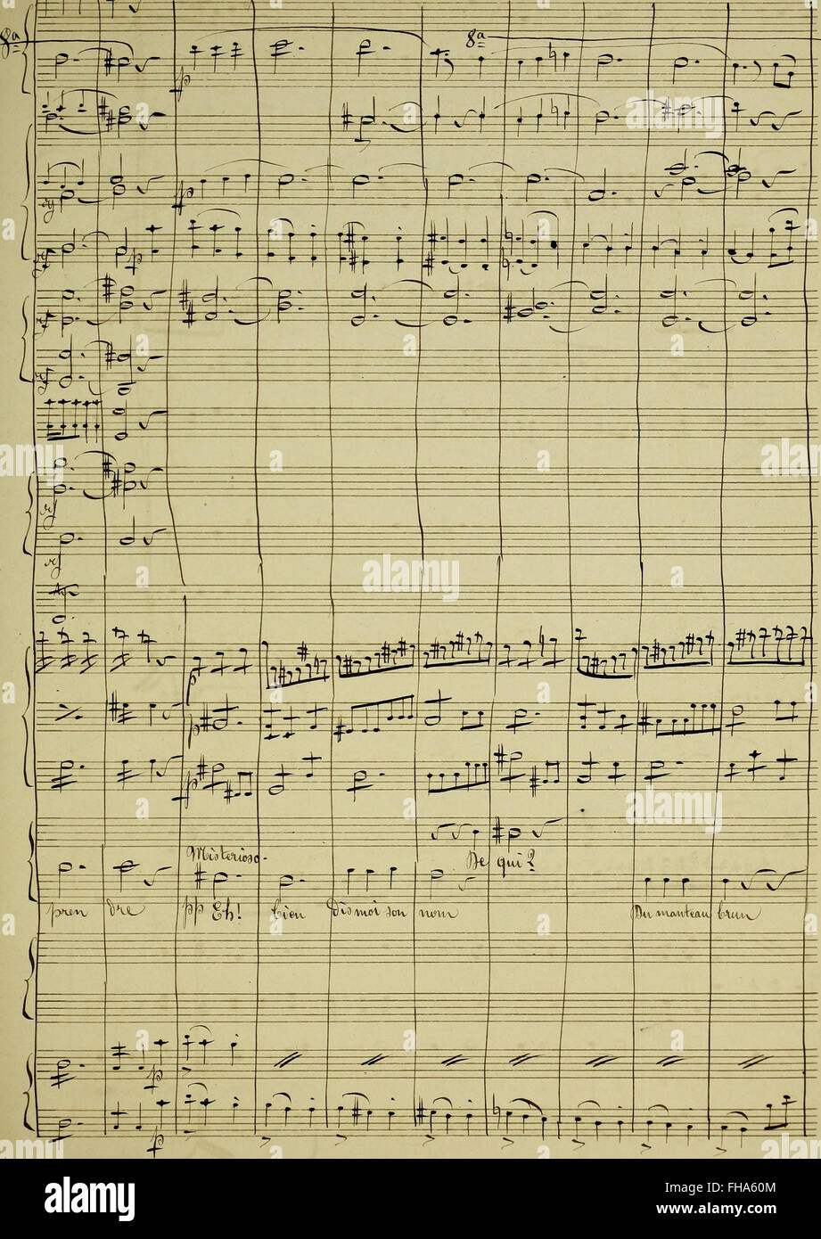 A French comedic opera from 1880 titled 'Le dernier des Boabdil', a ...