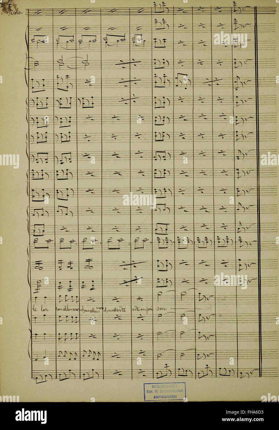 An 1880 operatic work titled 'Le Dernier des Boabdil,' a comedic opera ...