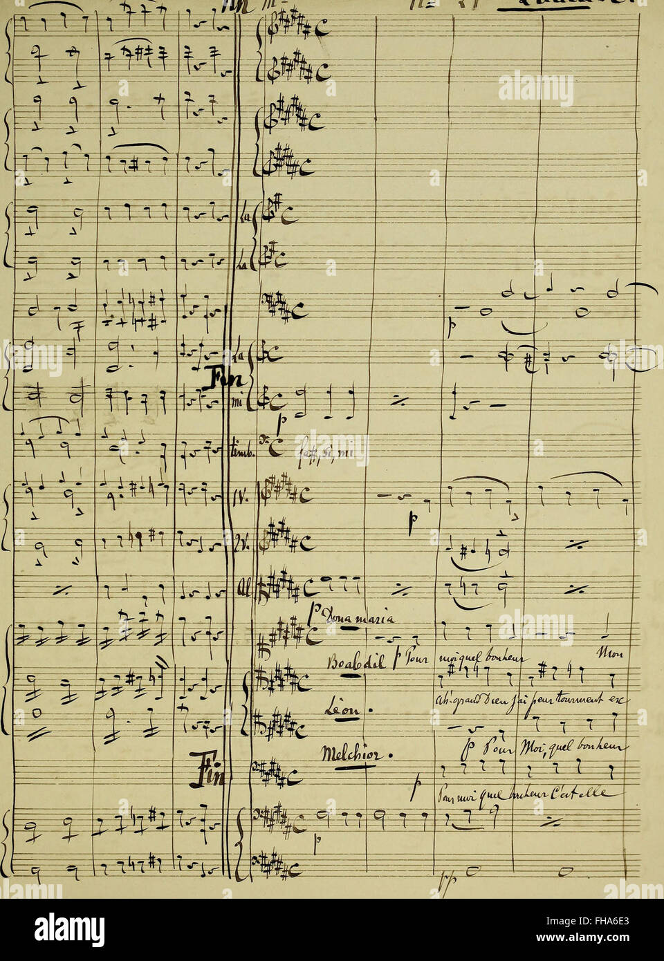 A 1880 French comic opera, *Le dernier des Boabdil*, depicting the ...