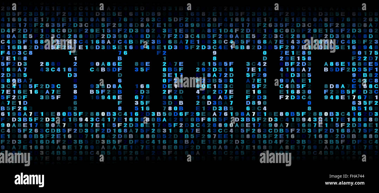Seattle text on hex code illustration Stock Photo - Alamy