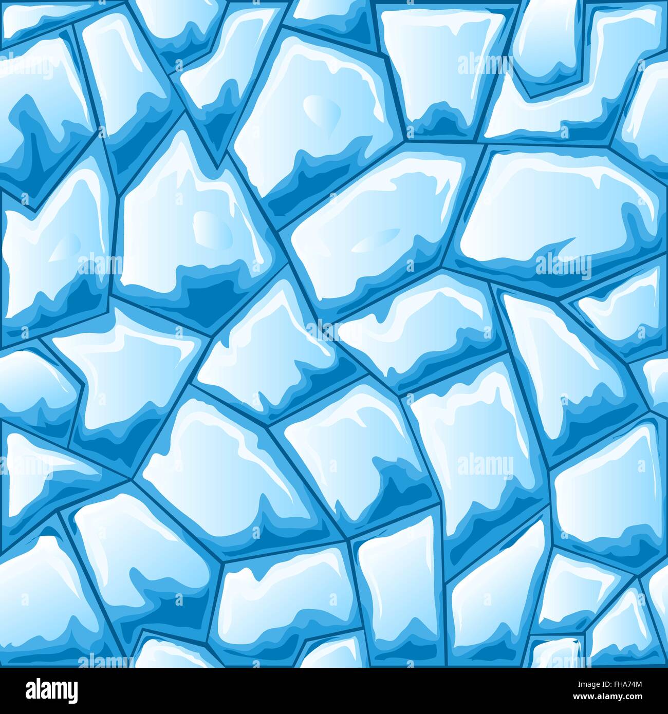Blue brick ice Stock Vector Images - Alamy