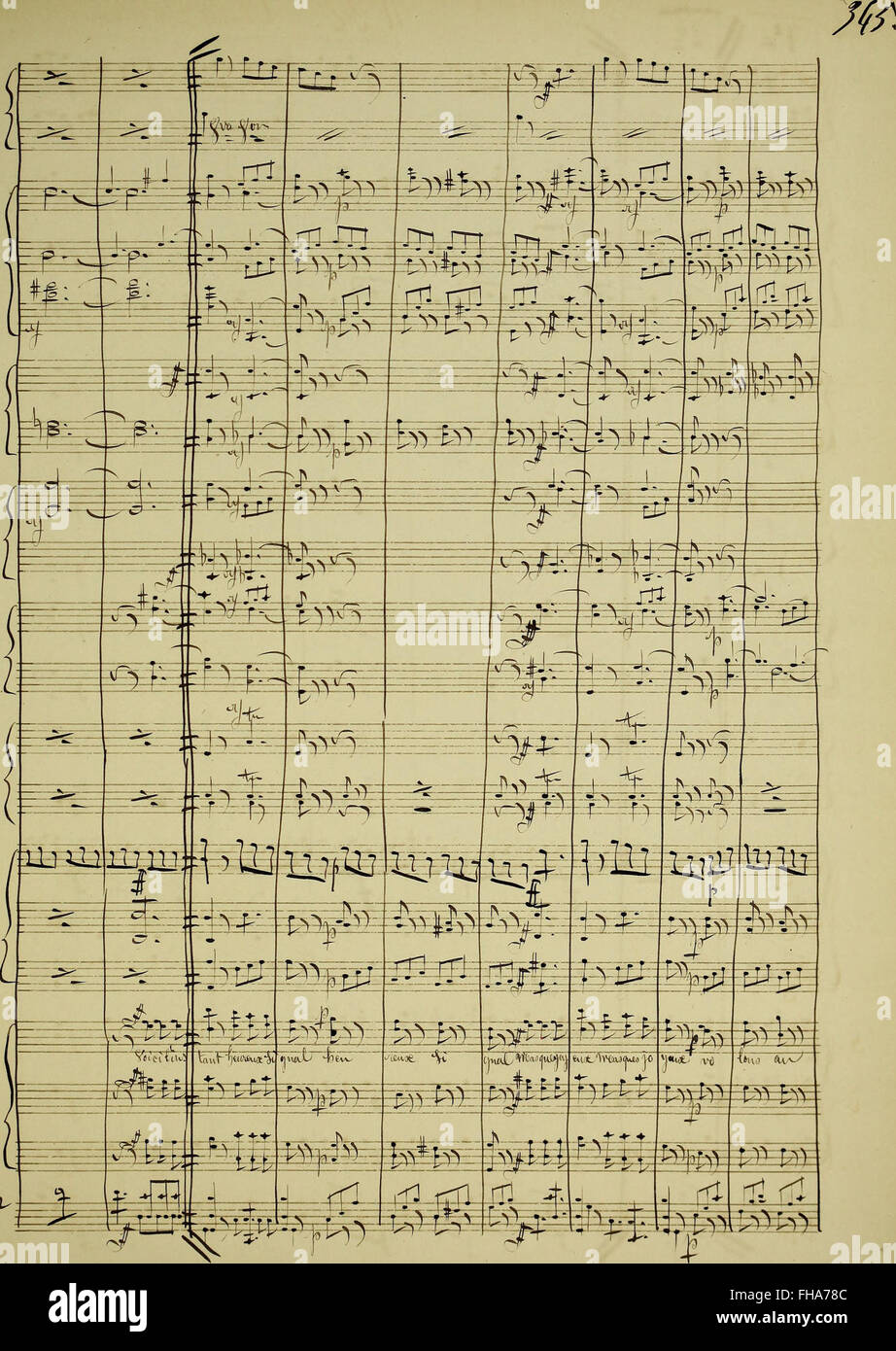 An 1880 French comic opera, 'Le dernier des Boabdil,' in three acts ...