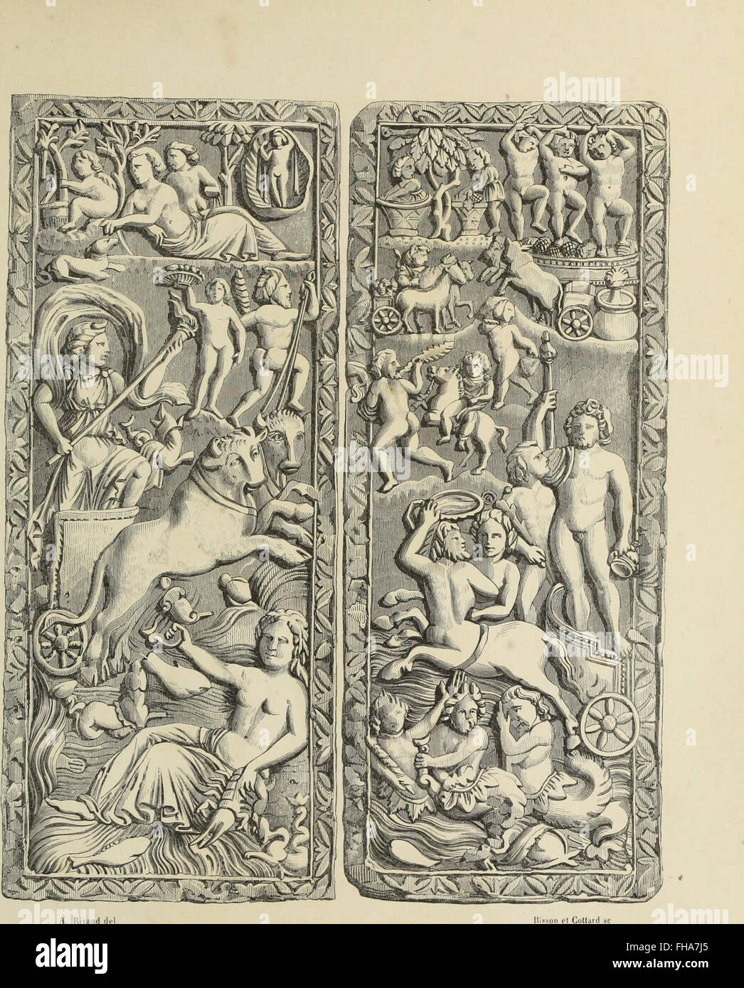 A 1851 work exploring the Middle Ages and the Renaissance Stock Photo ...