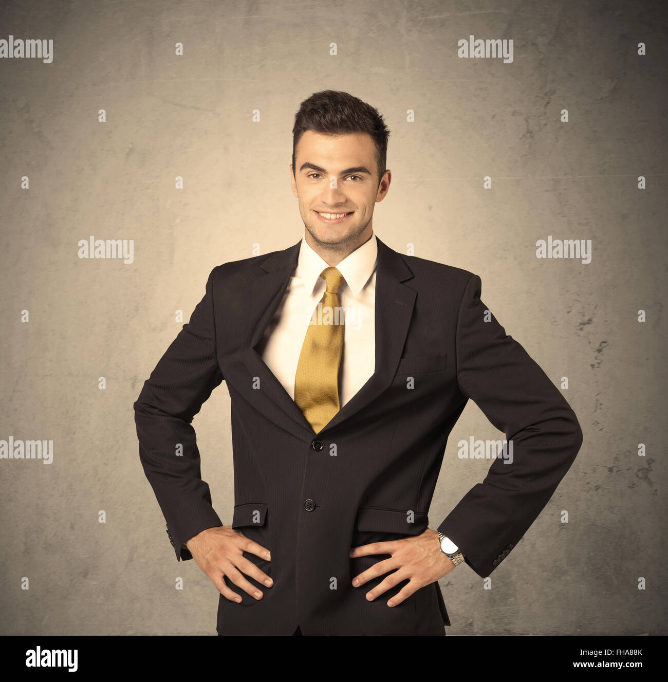 Sales worker making face expressions Stock Photo - Alamy