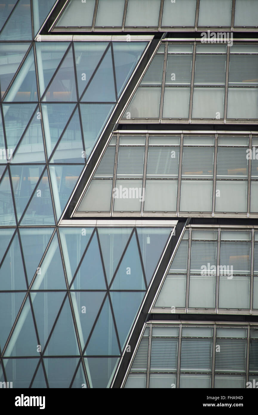 Faceted Glass Facade