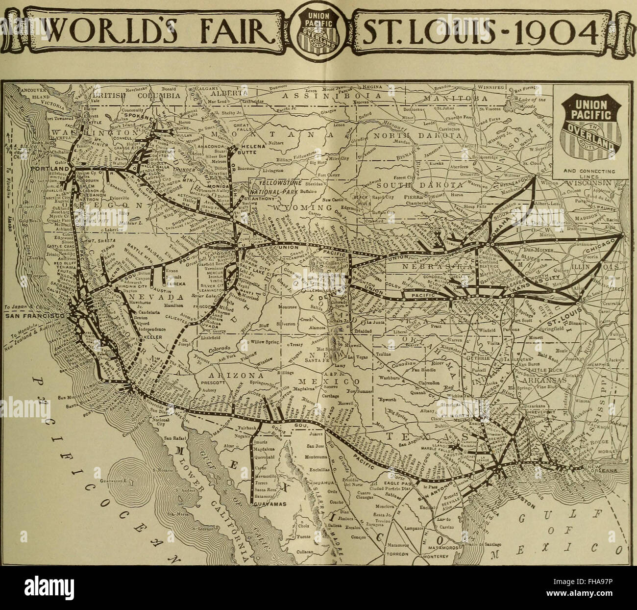 Map louisiana purchase hi-res stock photography and images - Alamy