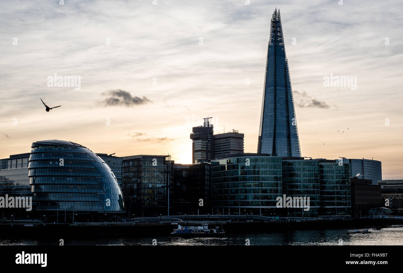 The Shard at sunset Stock Photo - Alamy