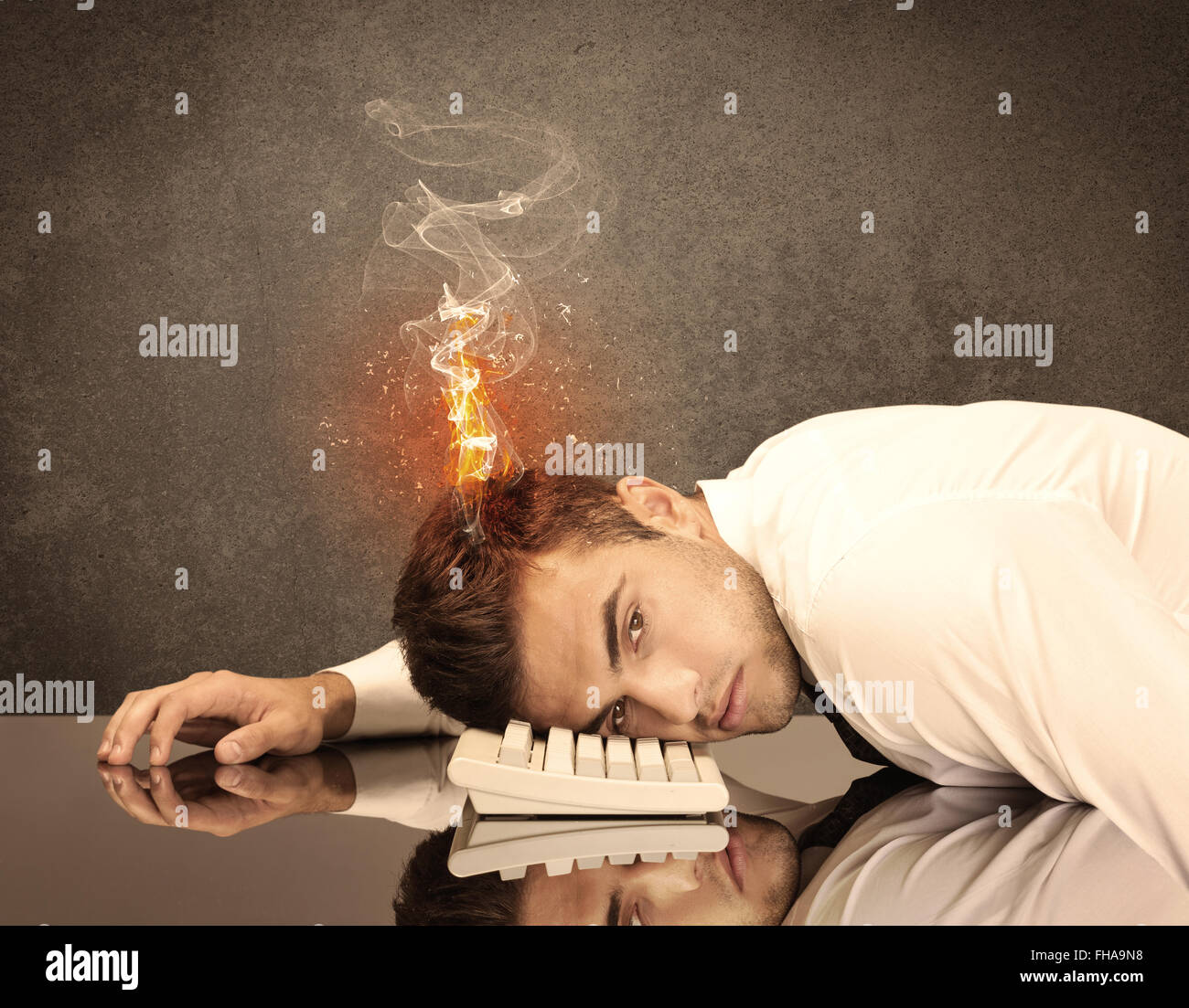 Exhausted young man catching hi-res stock photography and images - Alamy