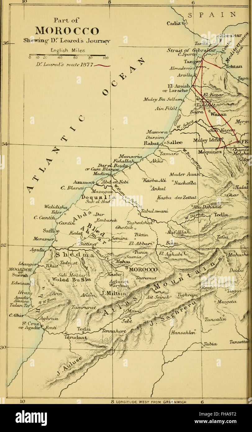 Morocco and the Moors, Travel Account, Country and People Description ...