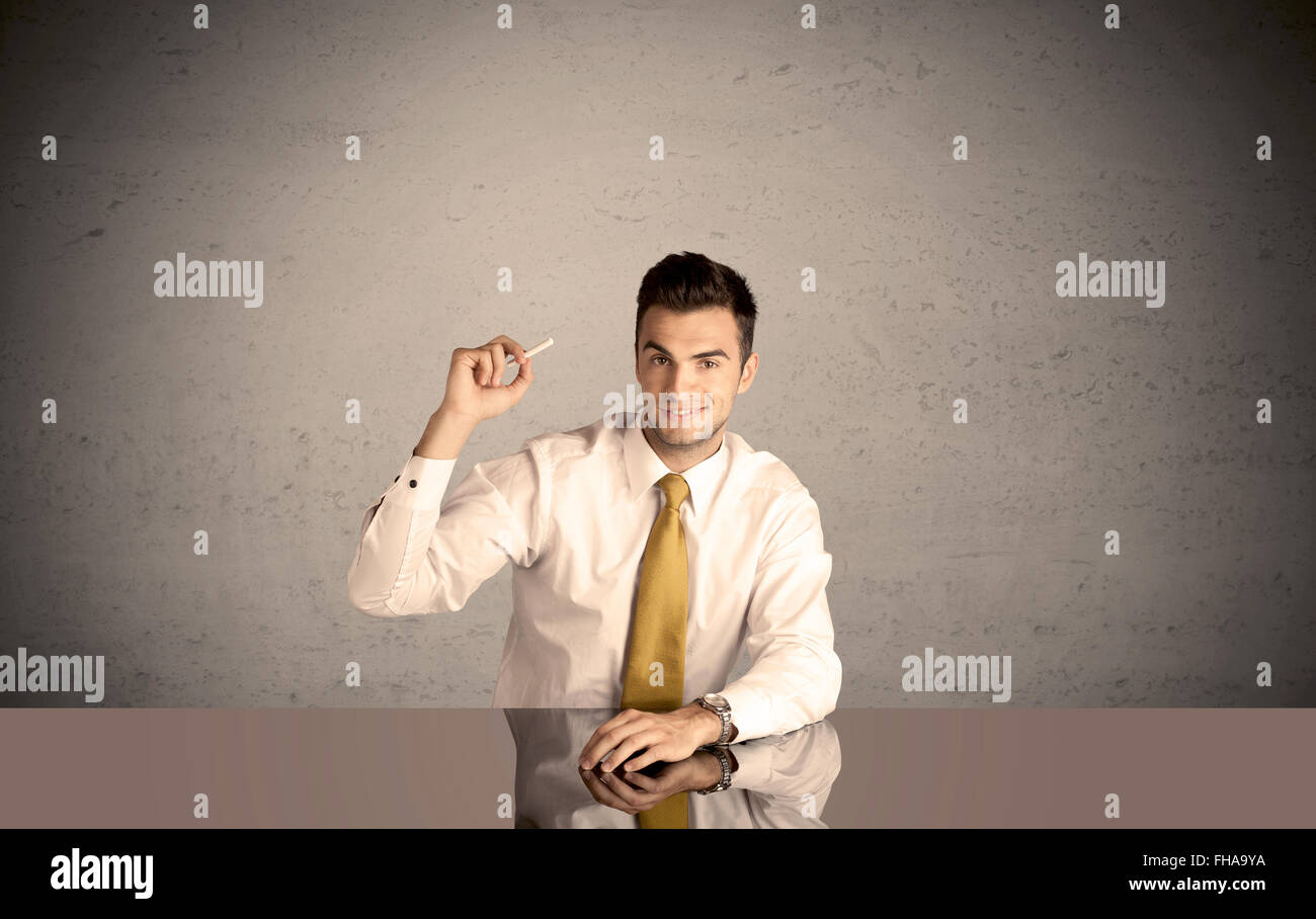 Elegant person drawing in empty space Stock Photo - Alamy