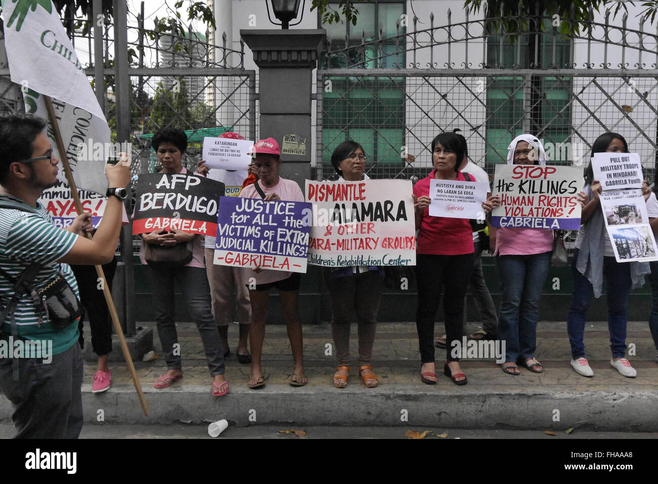Gabriela, women's party, are voicing out for the arson of the Lumad ...