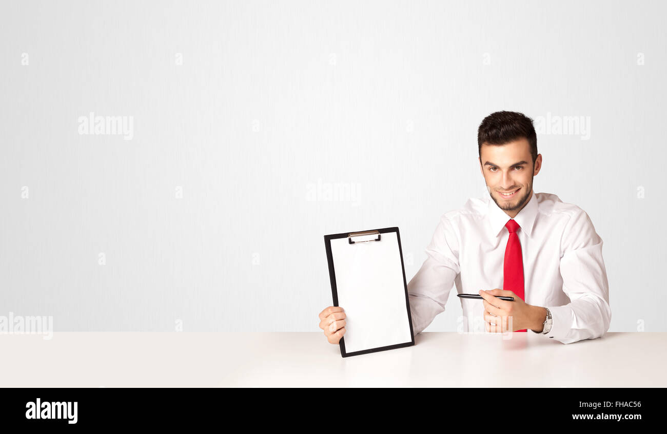 Business man with white background Stock Photo - Alamy