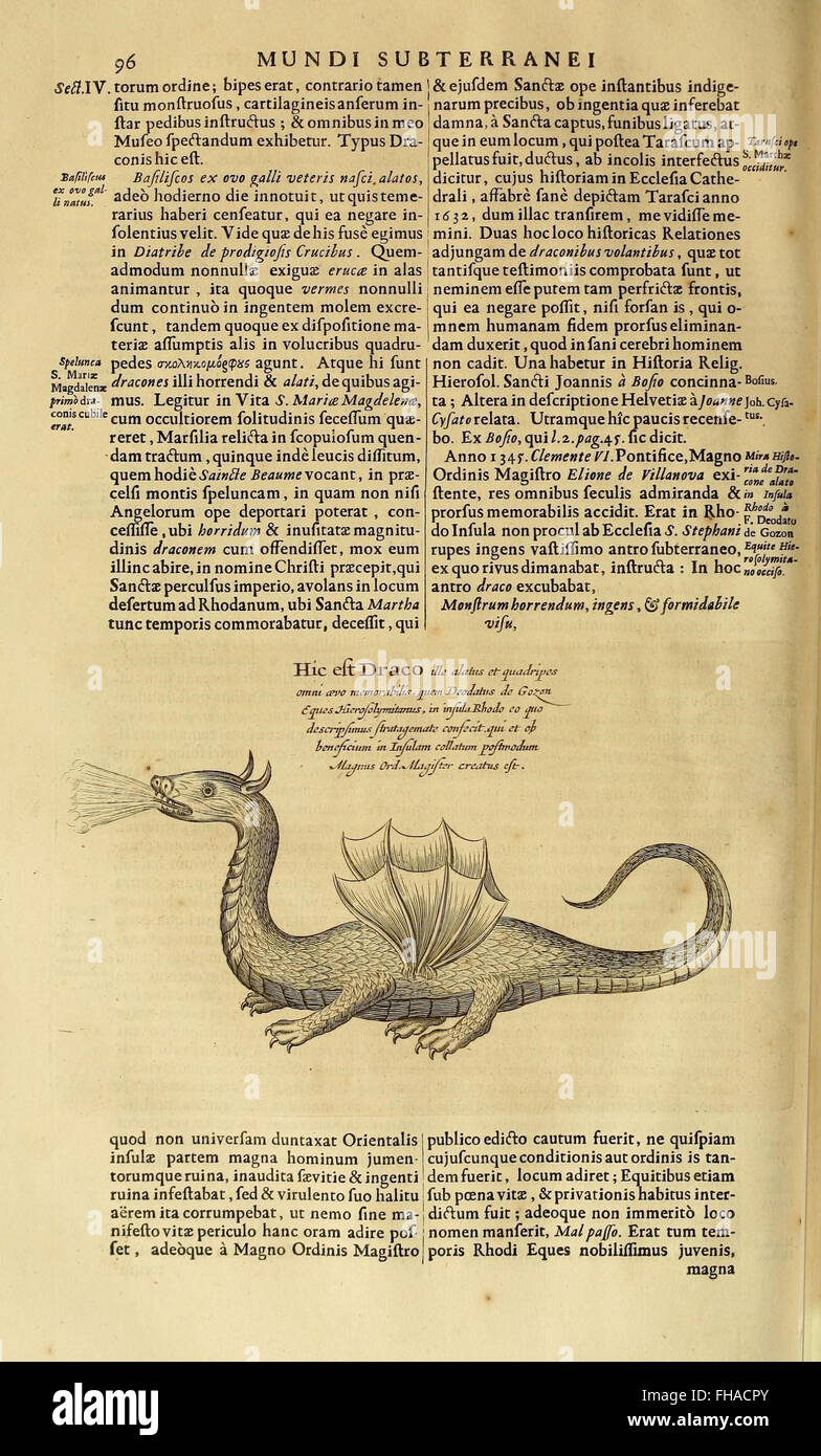 A 17th-century work exploring underground natural phenomena, including ...