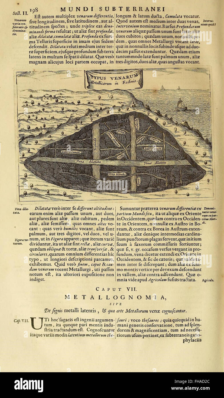 Mundus Subterraneus, an early 17th-century work on geology and ...