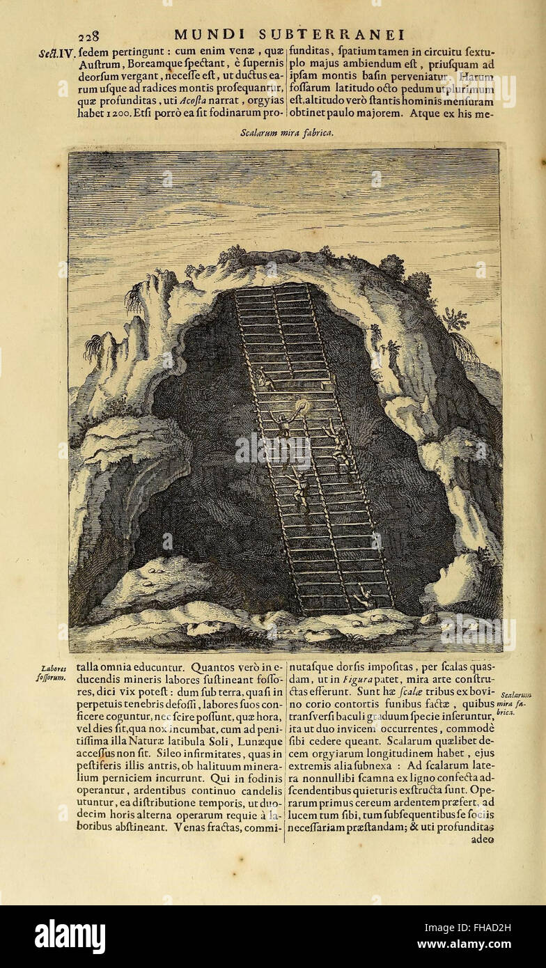 Mundus Subterraneus, in twelve books, an early work from the 1800s ...