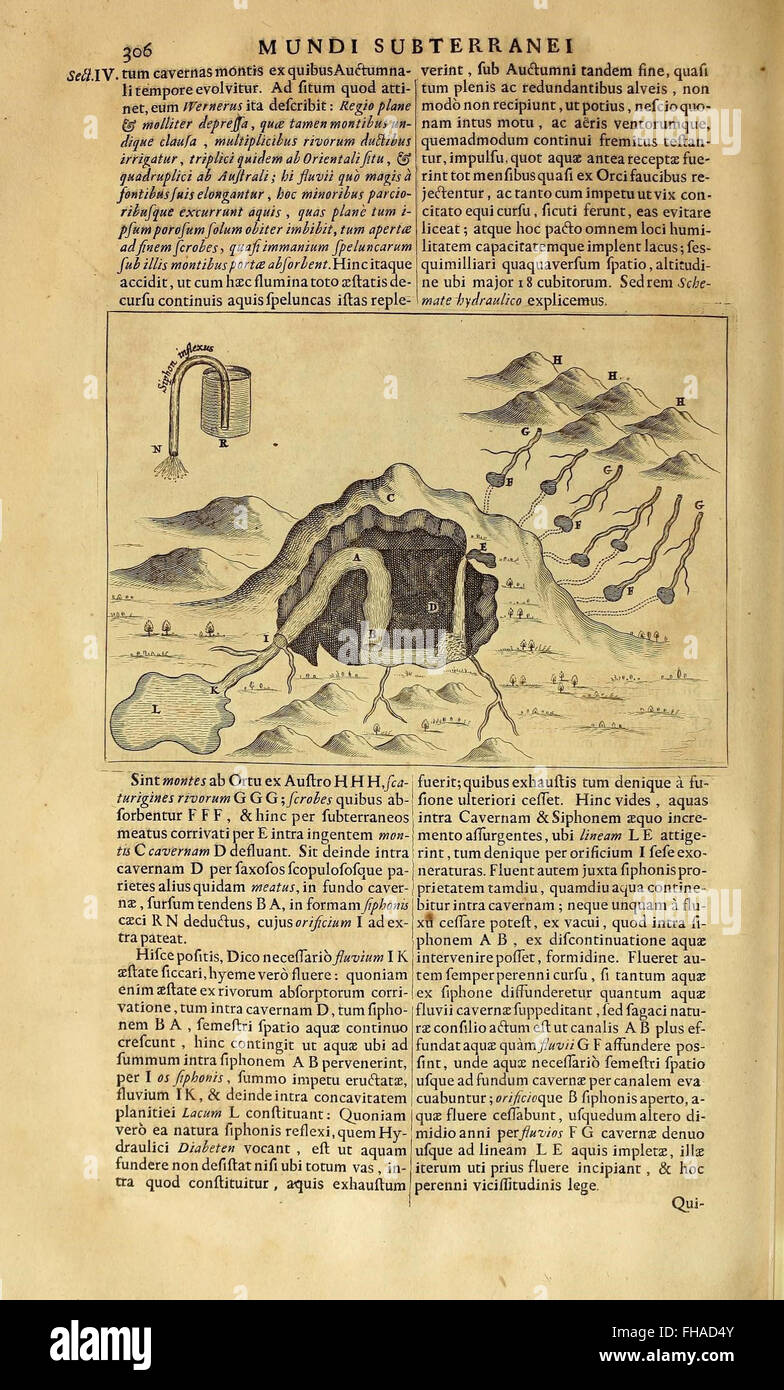 A 17th-century work examining the subterranean world, including ...