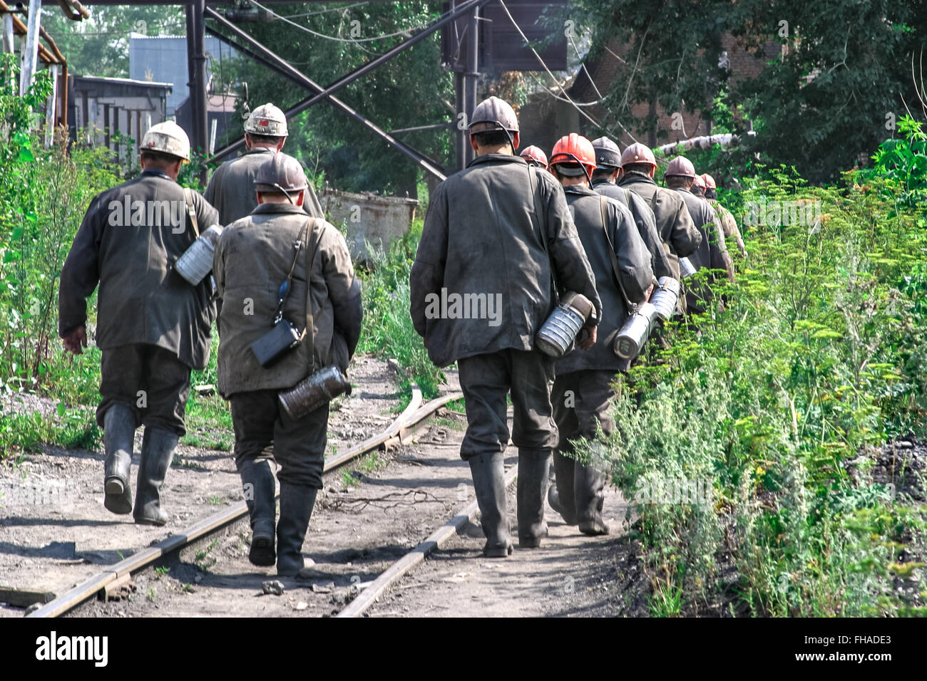 Coal miners after work hi-res stock photography and images - Alamy