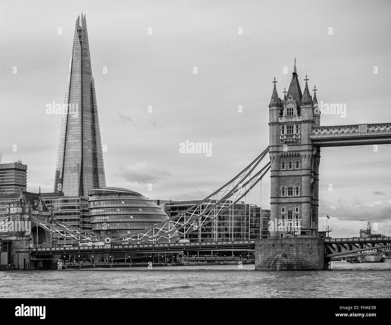 Tower Bridge and The Shard Stock Photo - Alamy