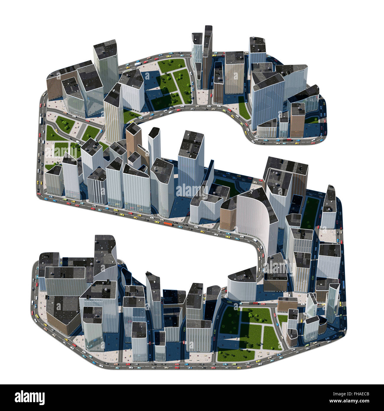 Urban s letter from city font collection. Extreme detail. Custom made ...