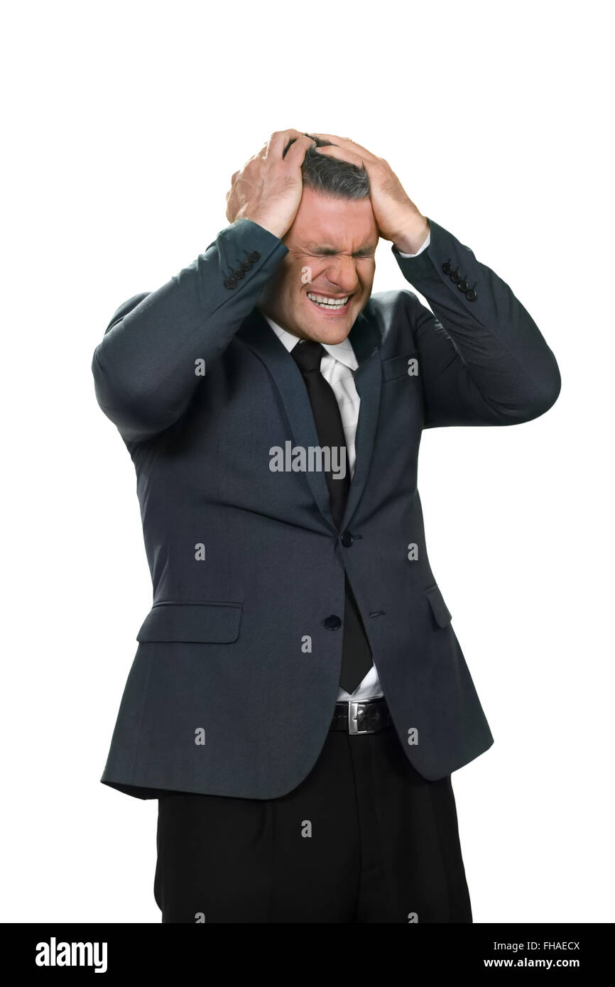 Adult man has failed Stock Photo - Alamy