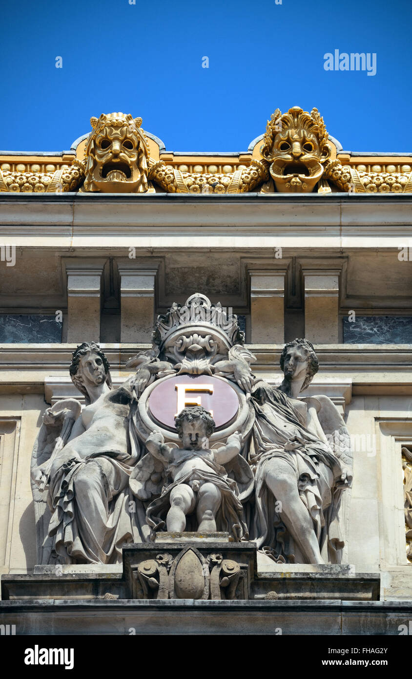 Historical Statue of Paris Opera in France Stock Photo - Alamy