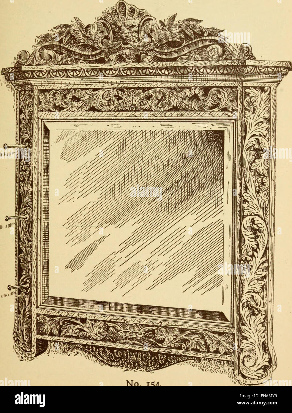 A guide from 1889 detailing various decorative methods for doors and ...