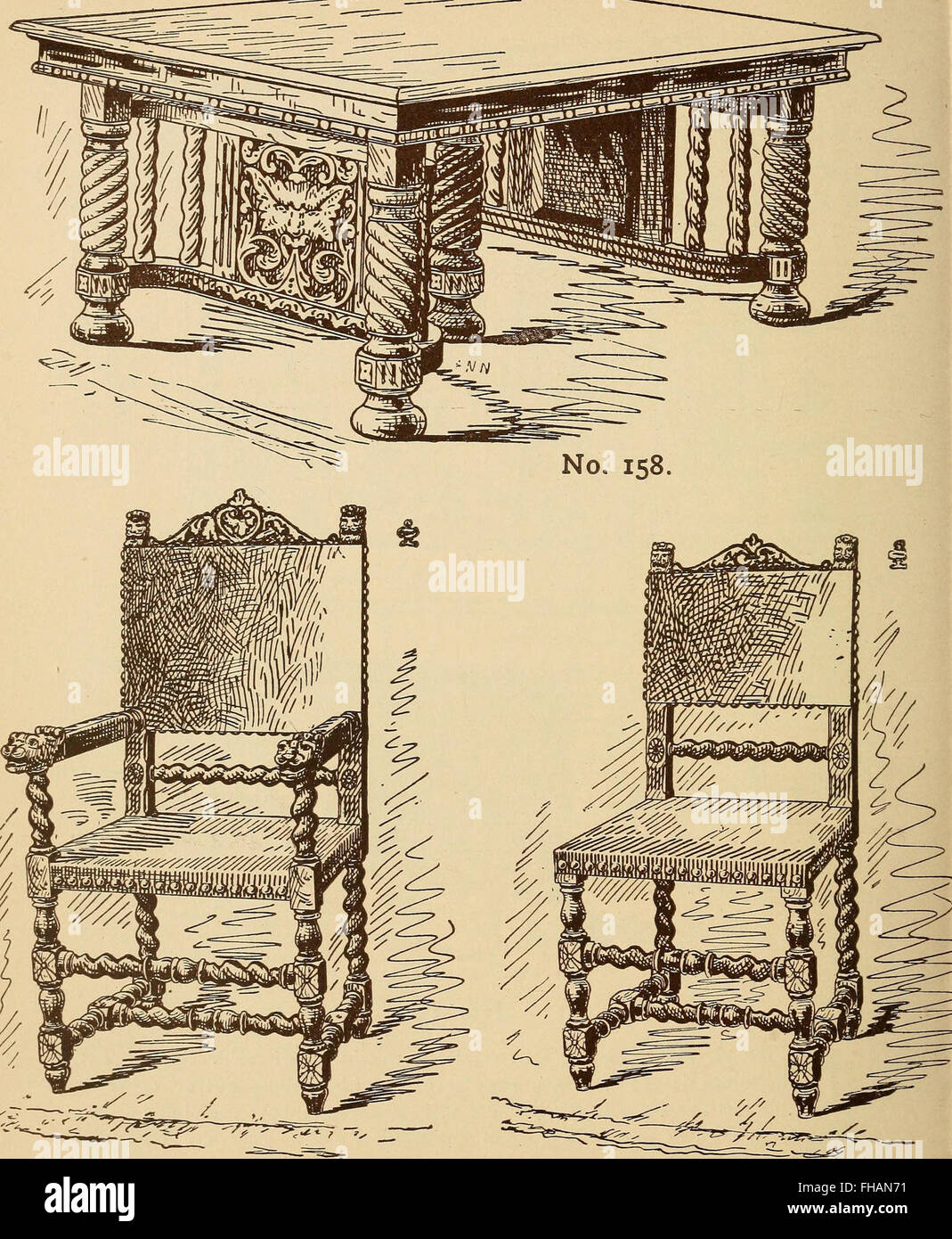 Our doors and windows - how to decorate them (1889 Stock Photo - Alamy