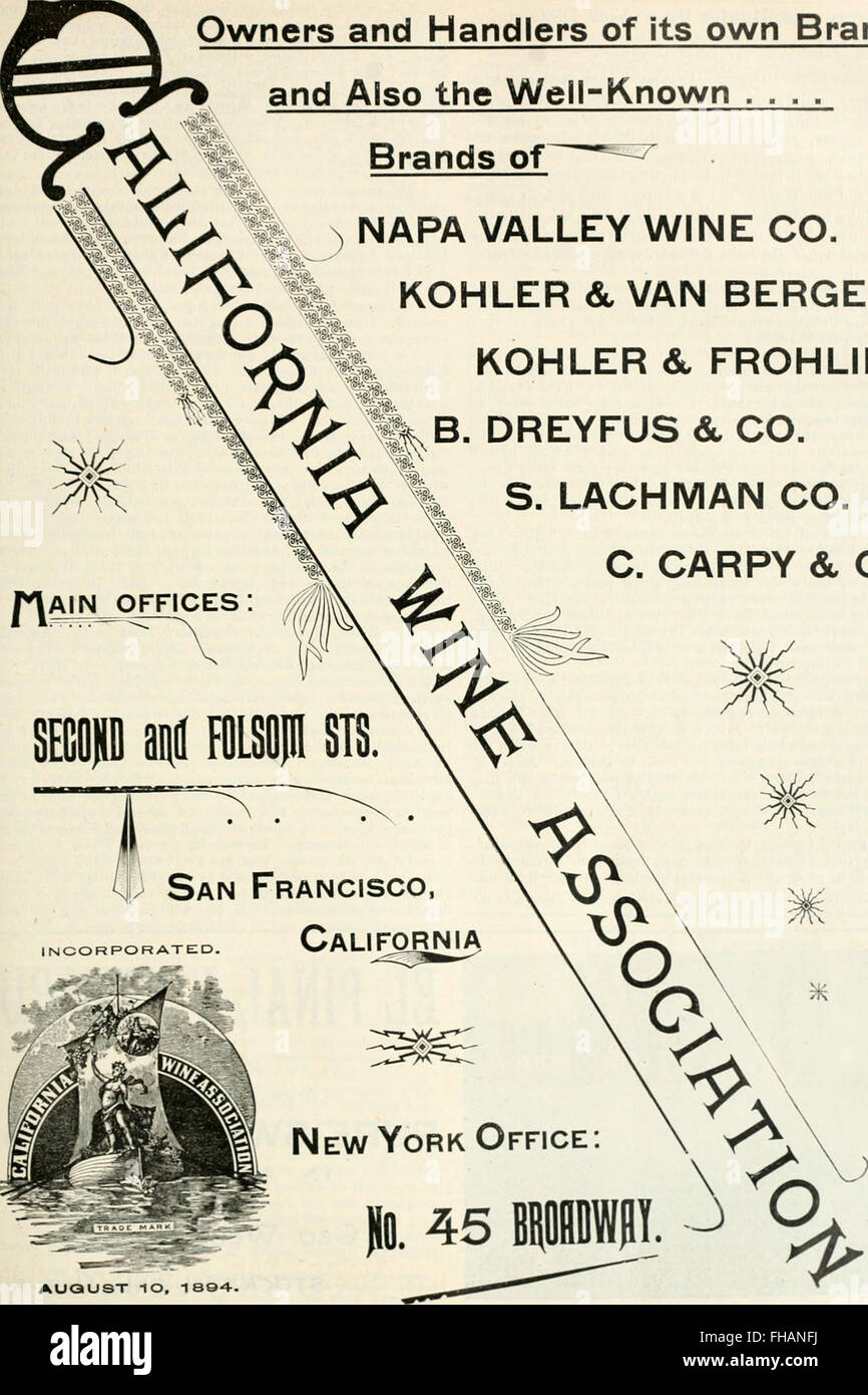 A 19th-century publication focused on the wine and spirits industry in ...