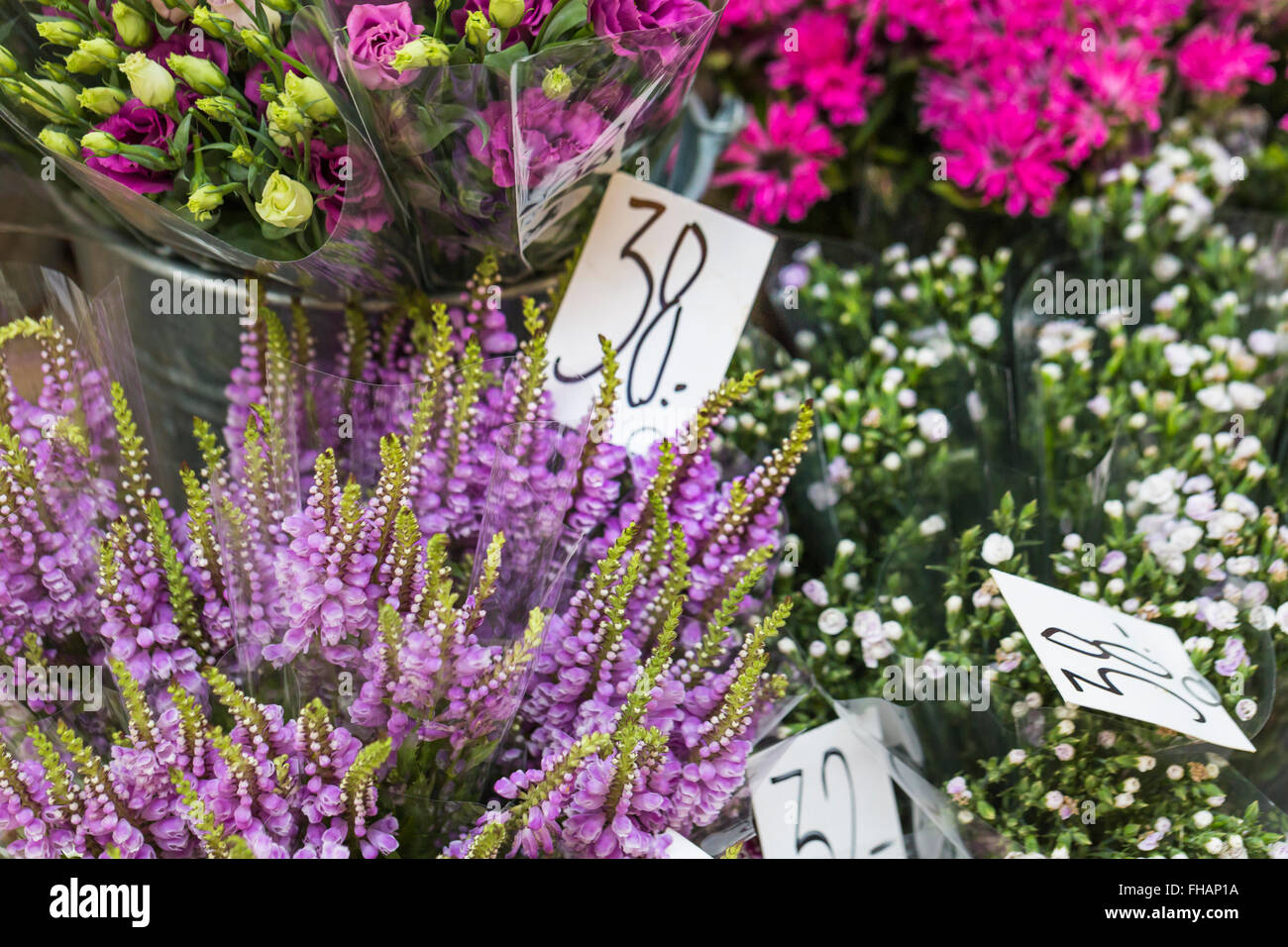 Outdoor flower market in Copenhagen, Denmark Stock Photo - Alamy