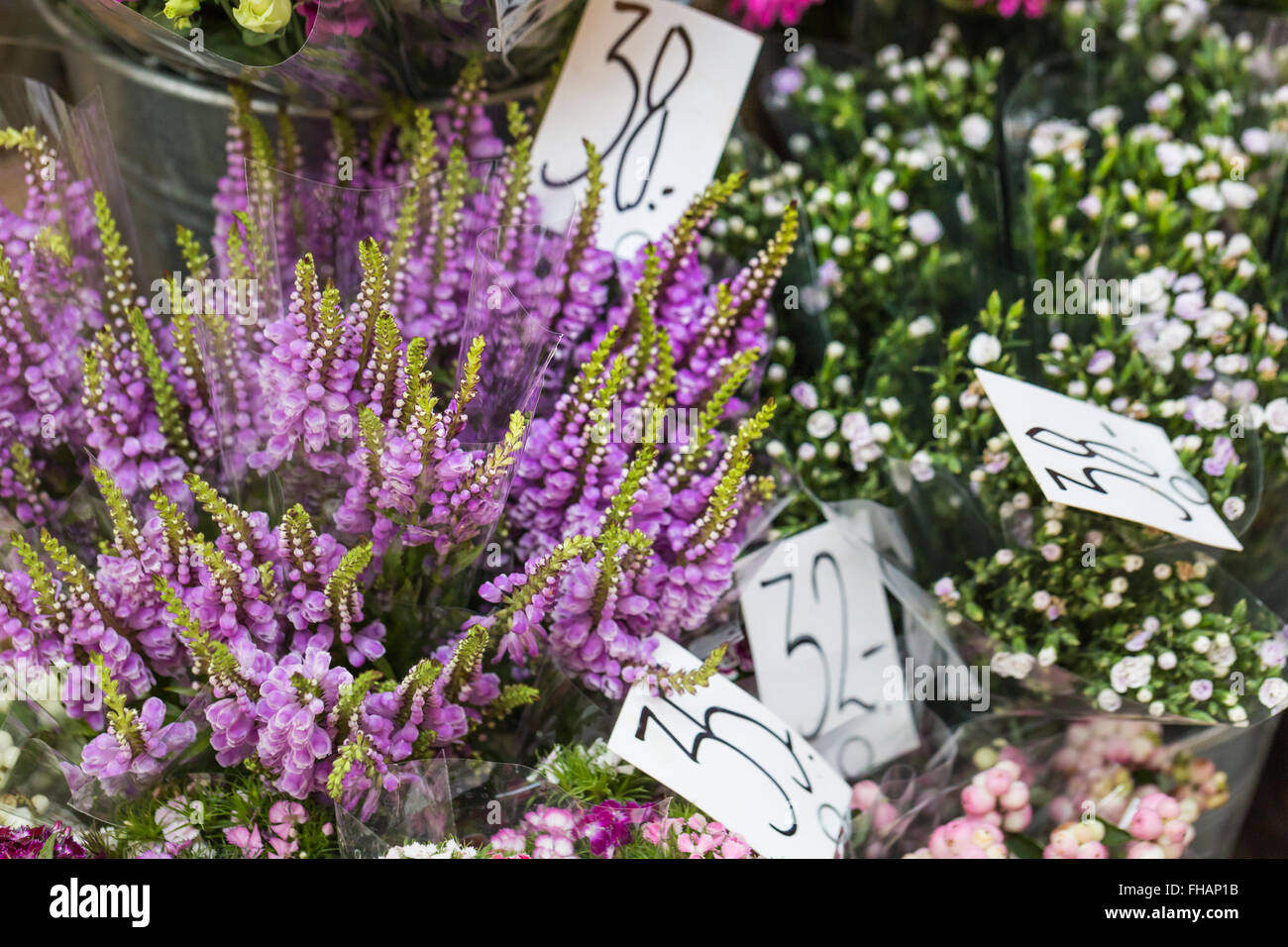 Outdoor flower market in Copenhagen, Denmark Stock Photo - Alamy