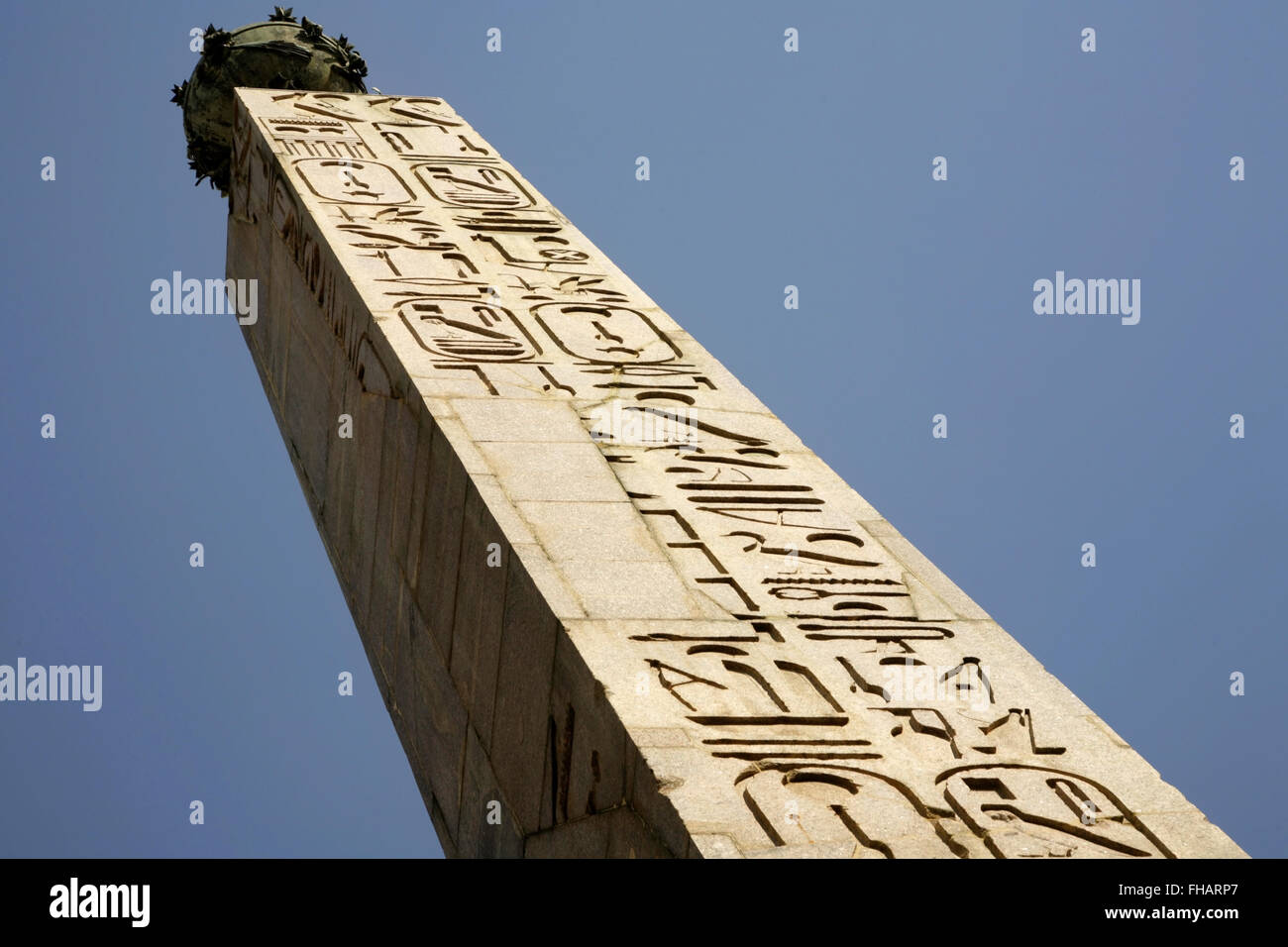 The ancient Egyptian Obelisk of Montecitorio or Solare, Piazza di Monte ...