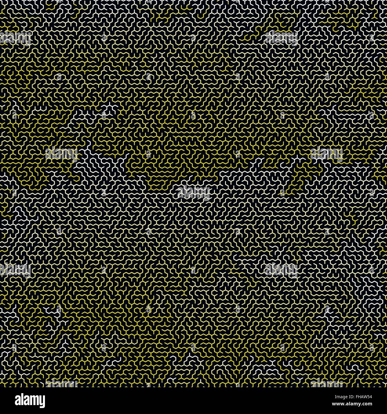 Yellow Labyrinth Background. Kids Maze Stock Vector Image & Art - Alamy