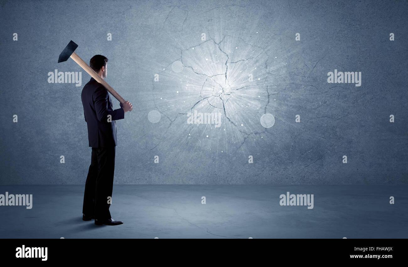 Through wall hi hi-res stock photography and images - Alamy