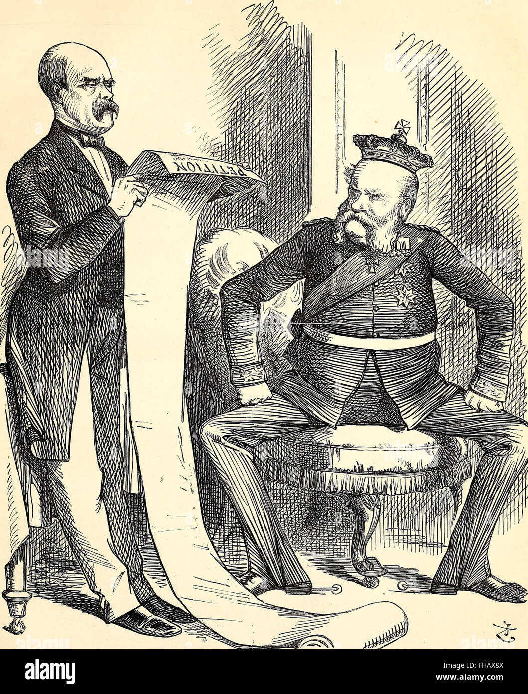 Punch magazine, founded in 1841, known for its political cartoons ...
